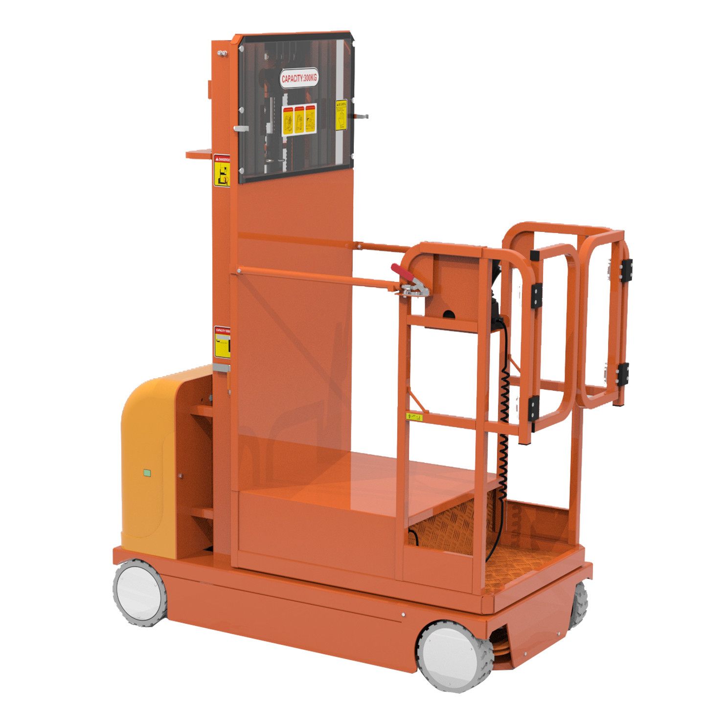Self Propelled Electric Order Picker Platform easy maintenance