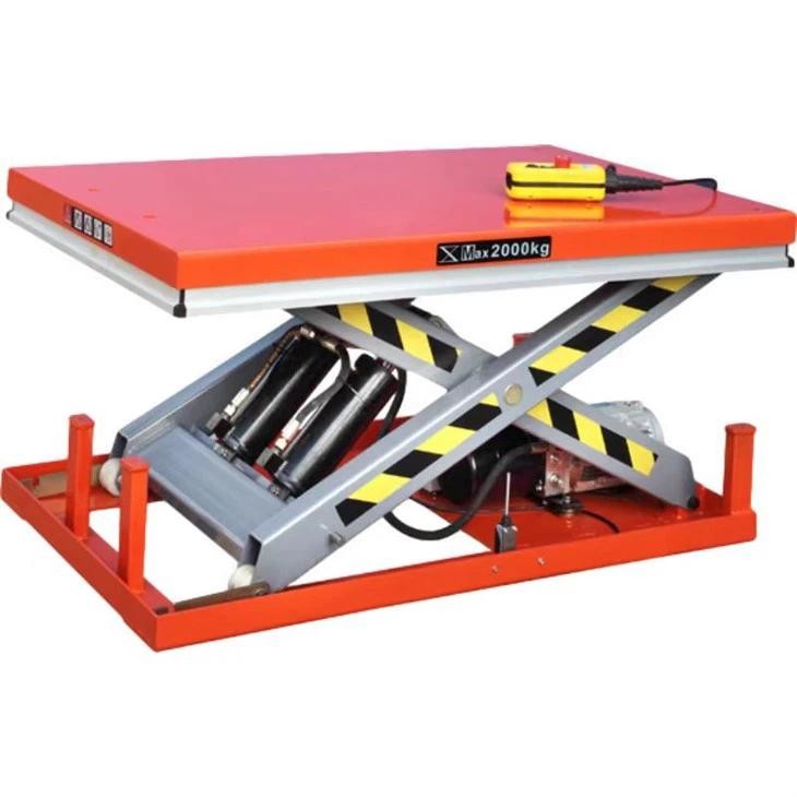Electric Single Scissor Lift Tables Compact Size 85mm Stowed Height